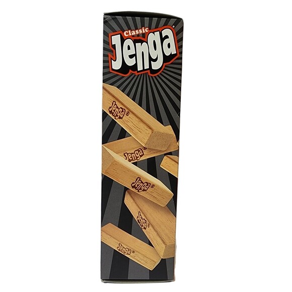 Hasbro | Toys | Hasbro Classic Jenga Geniune Hardwood Block Stacking ...